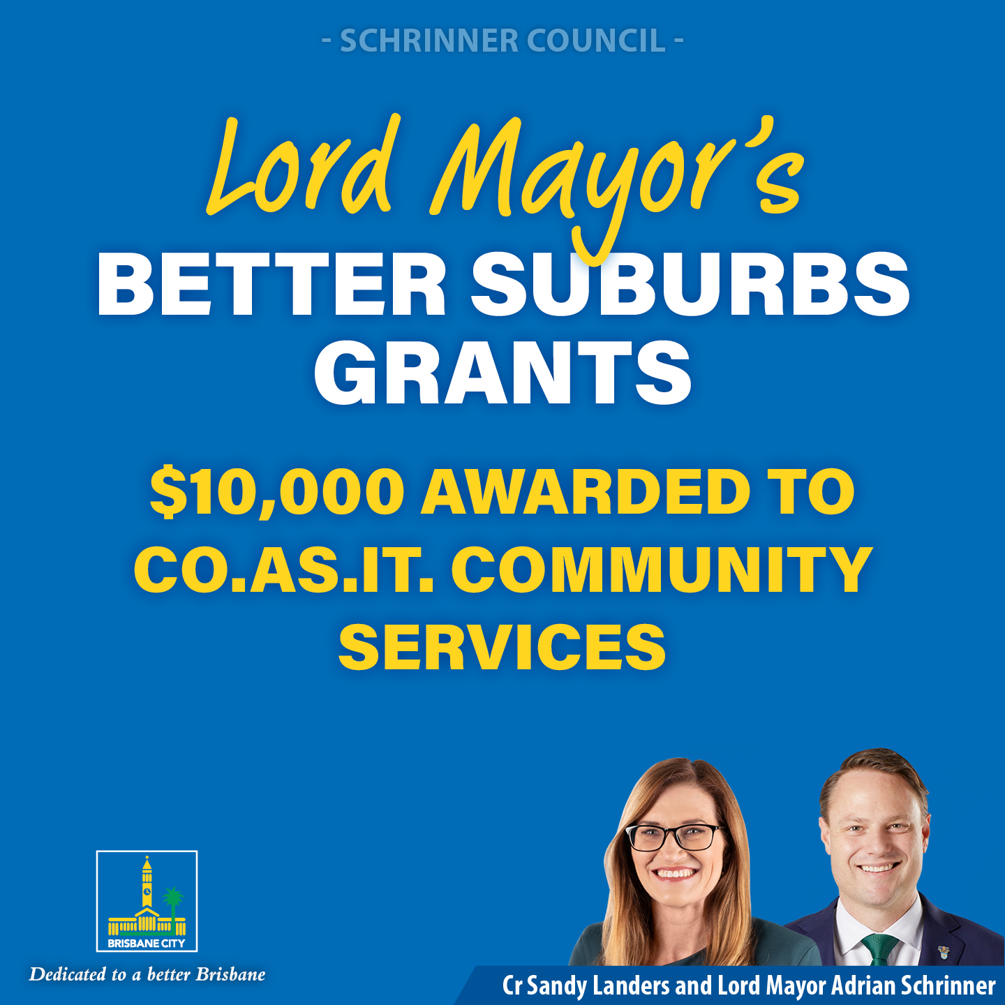 Sandy Landers | Brisbane City Councillor | Bracken Ridge Ward